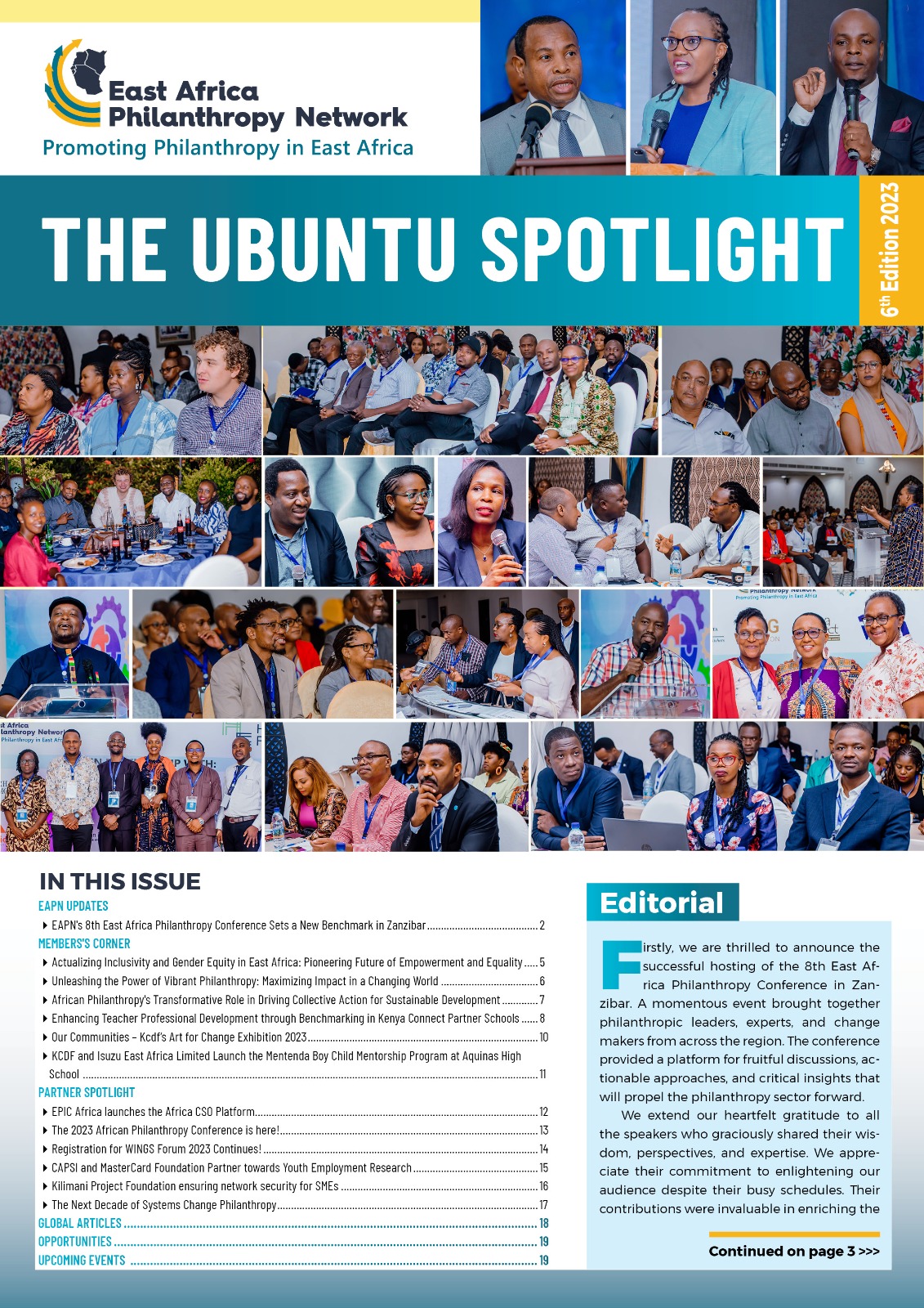 UBUNTU SPOTLIGHT, 6TH EDITION 2023 - East Africa Philanthropy Network ...