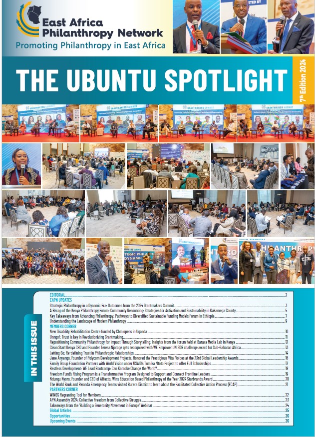 The Ubuntu Spotlight - 7th Edition 2024 - East Africa Philanthropy ...