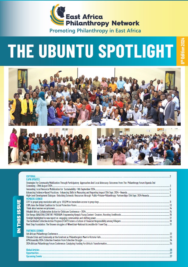 The Ubuntu Spotlight - 8th Edition, 2024 - East Africa Philanthropy ...